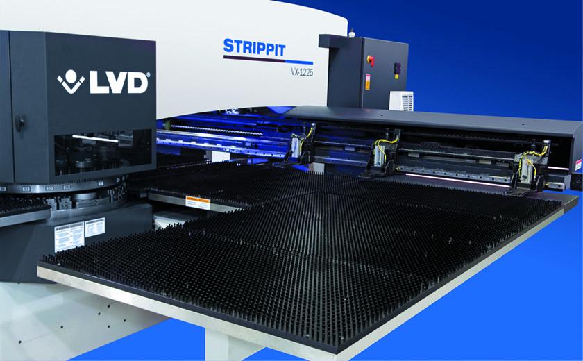 Full spec sheet metal punch press machine (Strippit vx) – LVD.